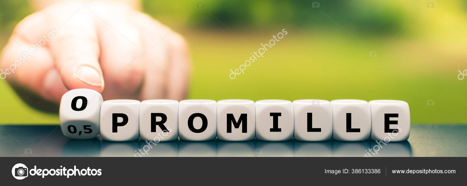 Symbol Changing Blood Alcohol Limit Driving Germany Mill Promille Mill ...