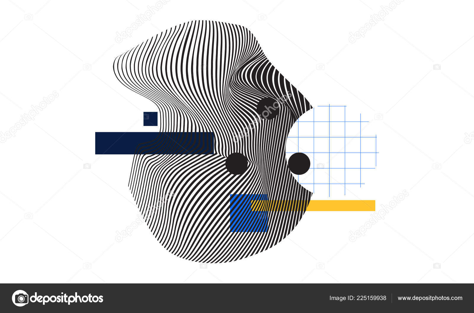 Space for text minimal geometric web banner design Stock Vector by ...