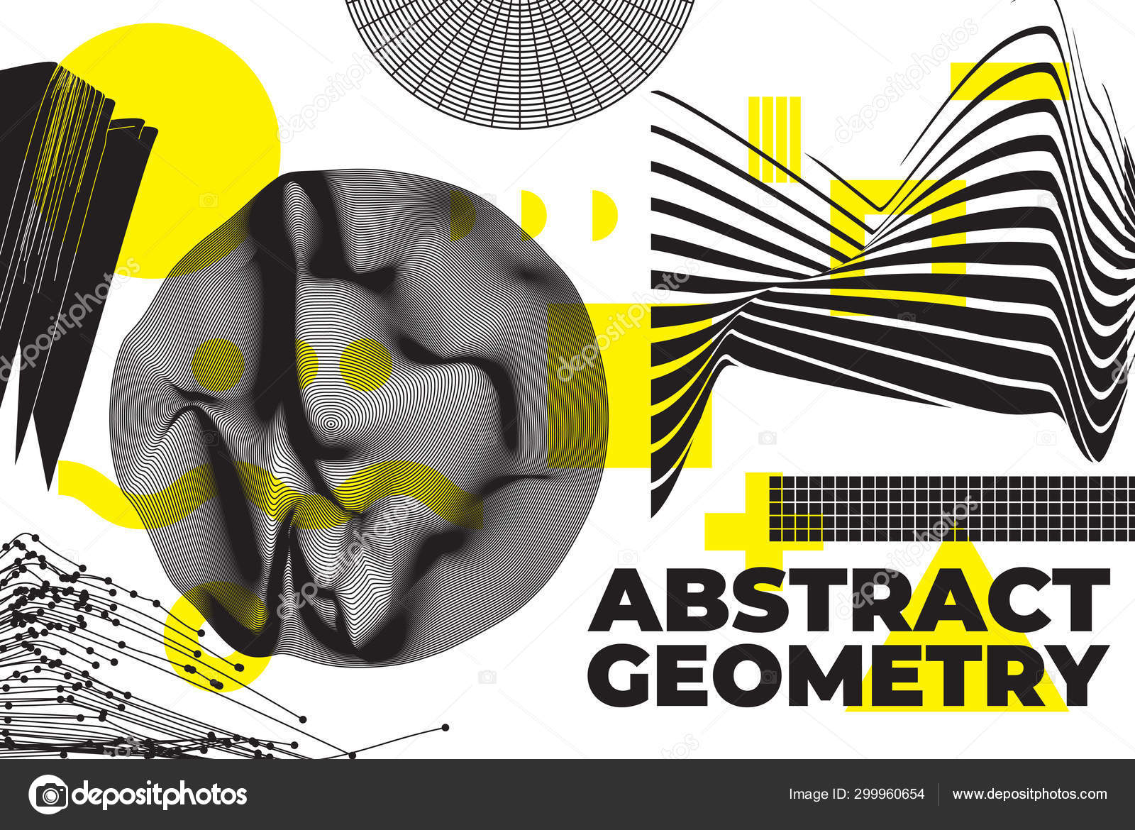 Modern Geometric Shapes Set Stock Vector Image by ©Vanzyst #299960654