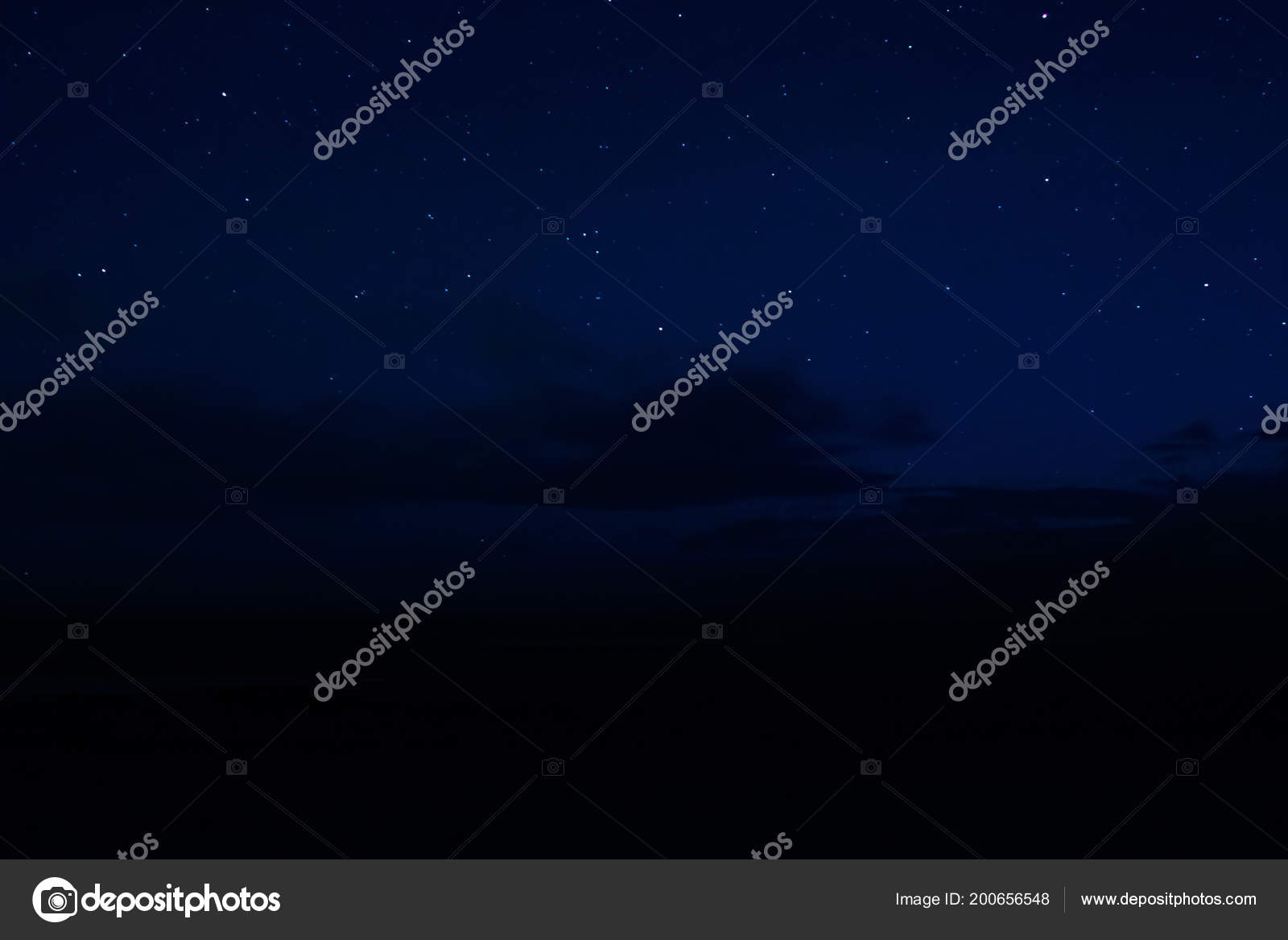 Long Exposure Photo Night Sky Stars Clouds — Stock Photo © AY_PHOTO ...