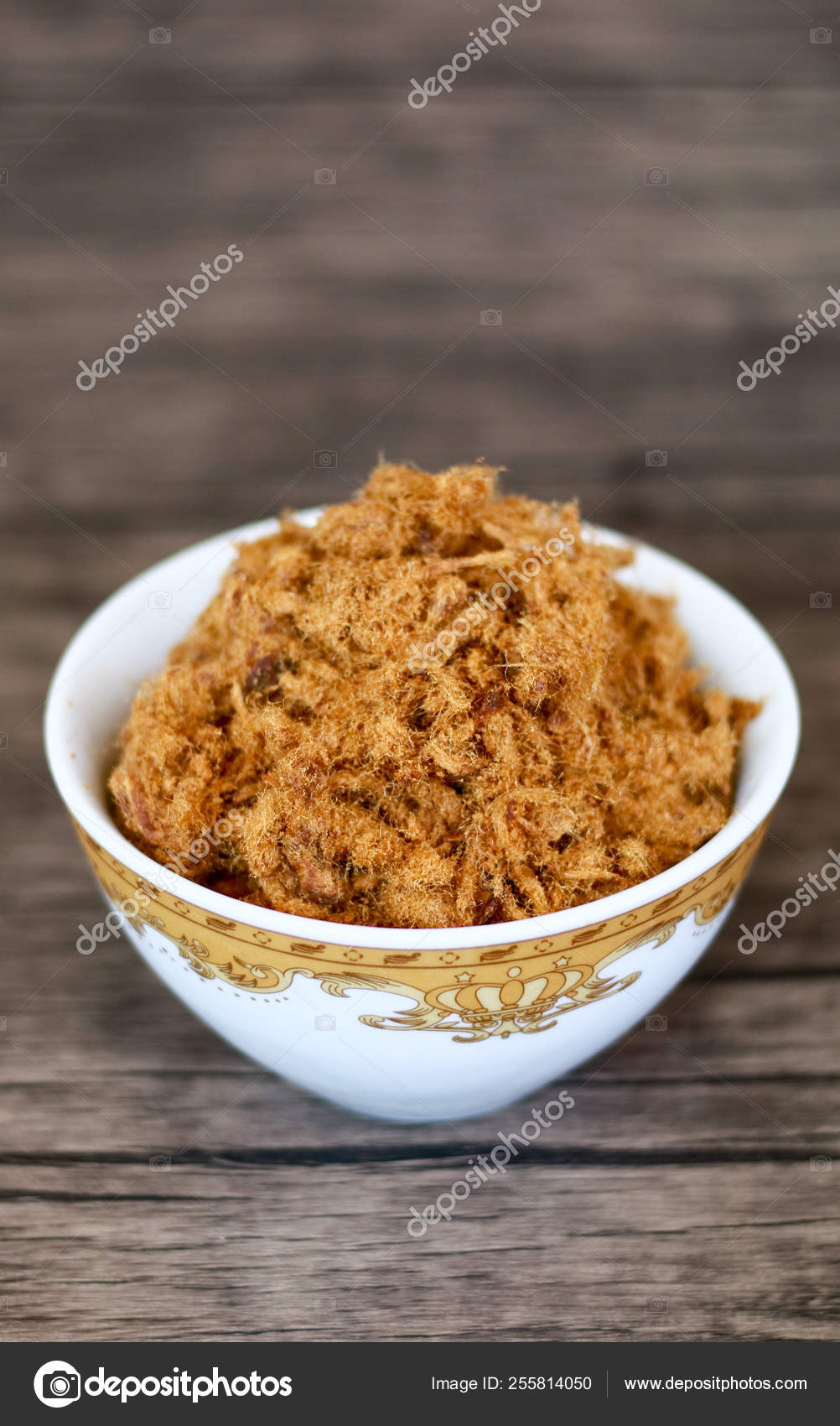 Rousong Beef Floss Wood Background — Stock Photo © Harismoyo #255814050