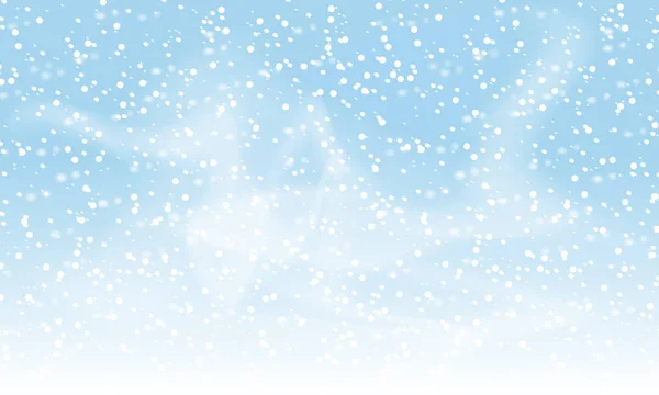 Falling Snow Background Holiday Landscape Snowfall Vector Illustration ...