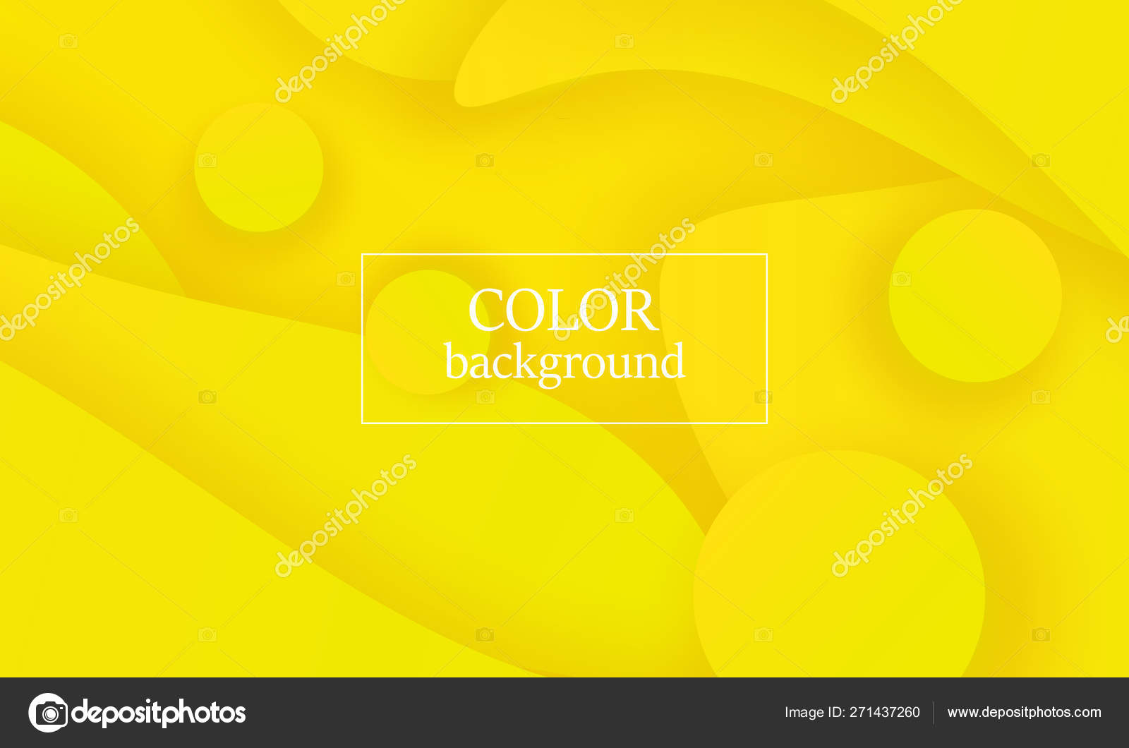 Yellow background. 3d design. Stock Vector by ©KrikHill 271437260