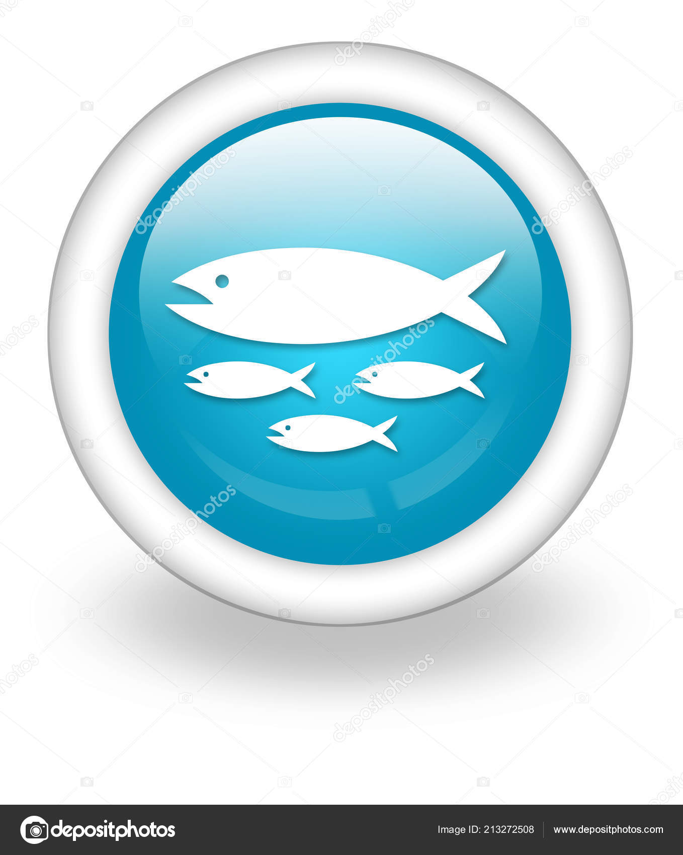 Icon Button Pictogram Fish Hatchery Symbol — Stock Photo © mindscanner ...