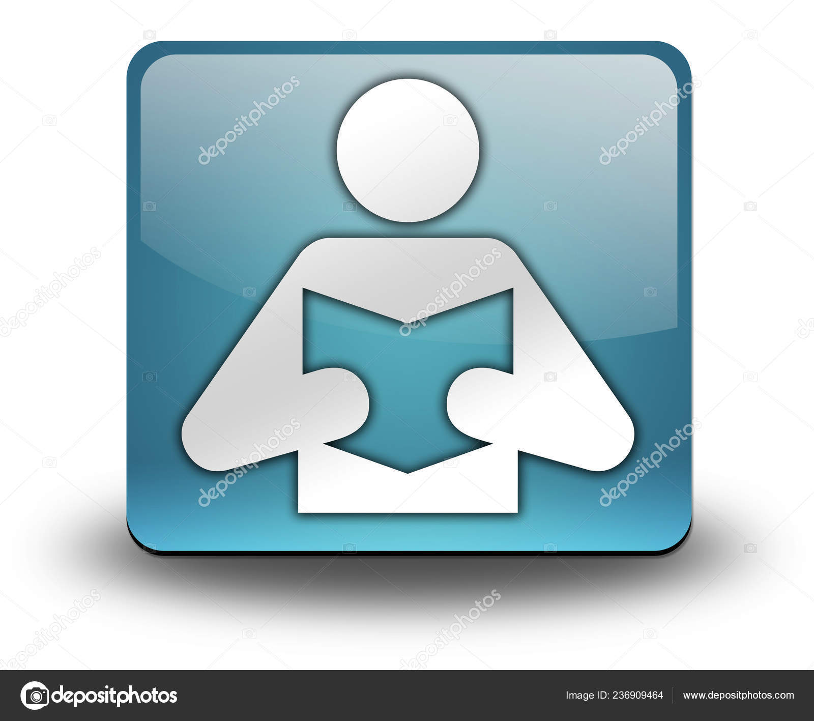 Icon Button Pictogram Library Symbol — Stock Photo © mindscanner #236909464