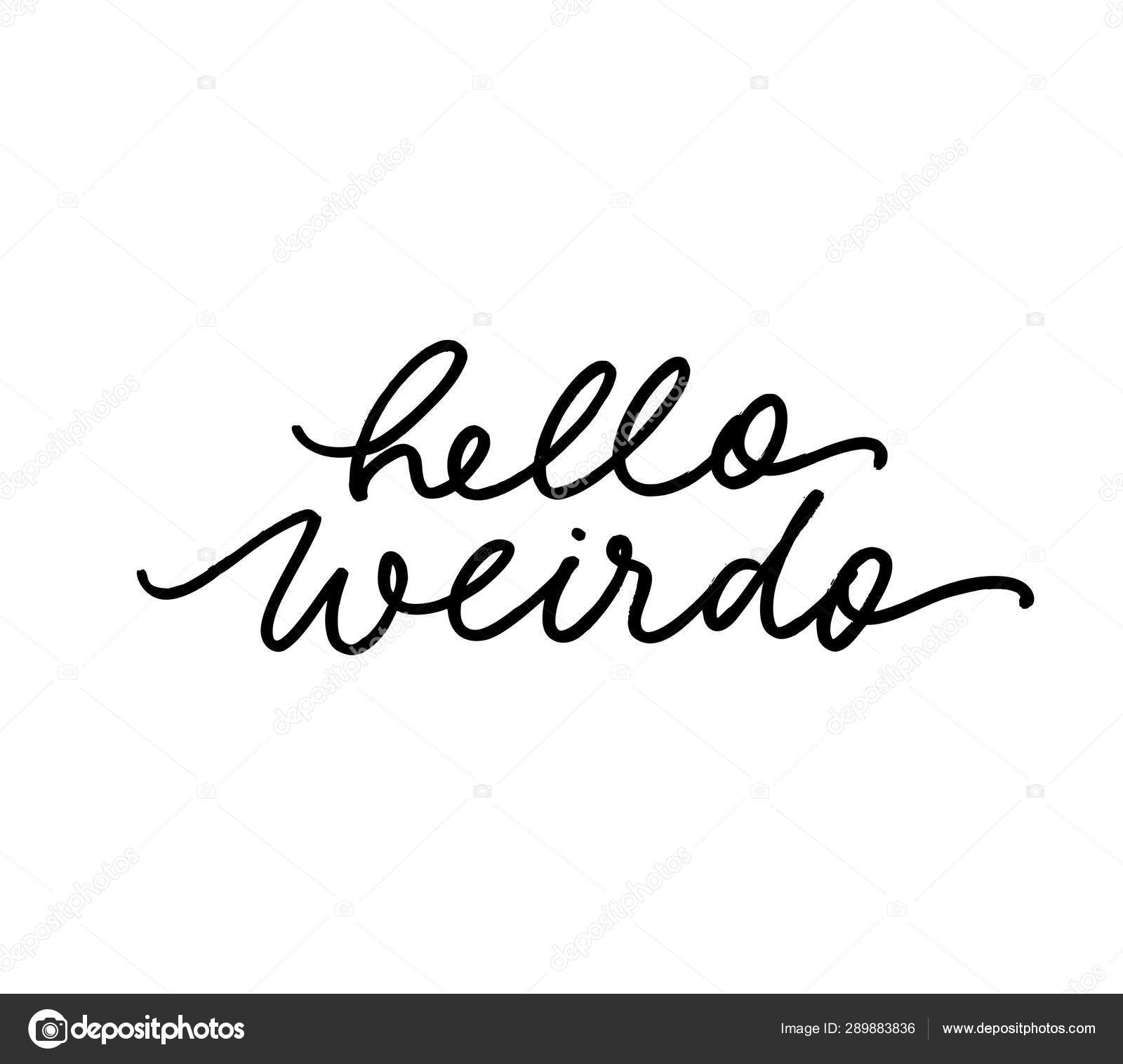 Cursive Hello T Shirt
