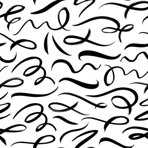 Maze with swirled, curved lines vector seamless pattern. Repeating abstract background with ...