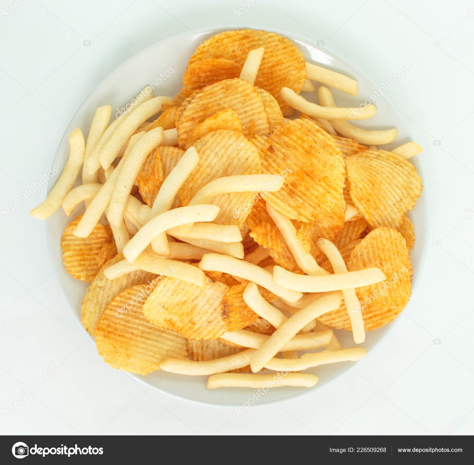 Unhealthy Dinner Plate