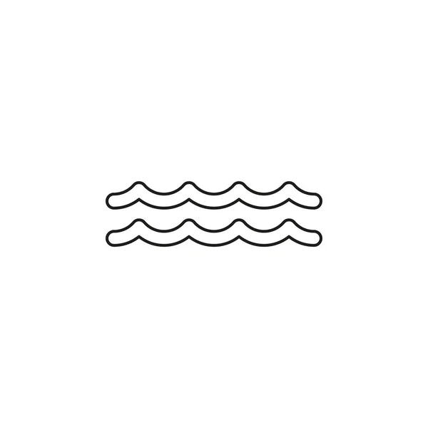 Icon: water flow | Water flow icon. river crossing sign. Flowing water ...