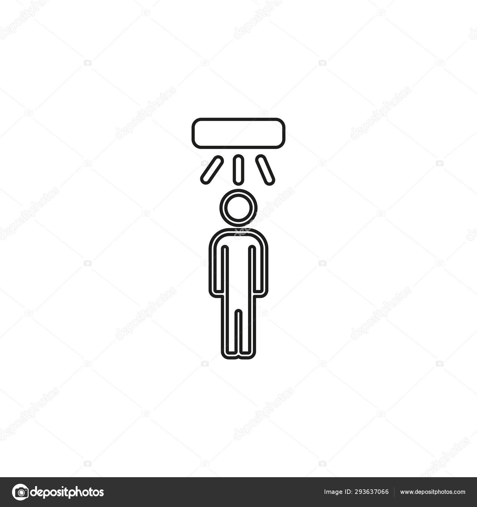 Motion sensor icon. element. motion sensor Stock Vector Image by ...