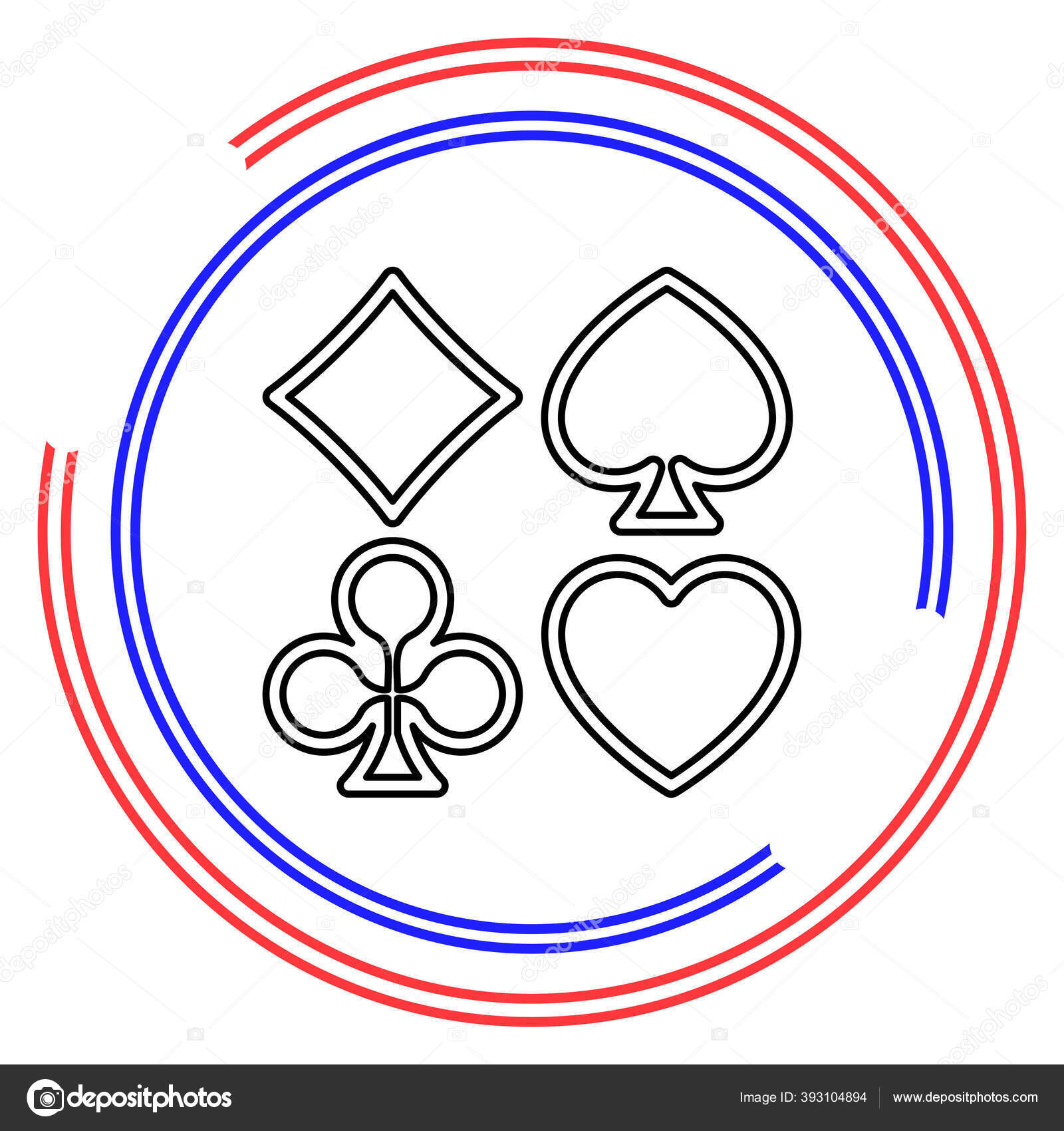 Poker Symbols Vector