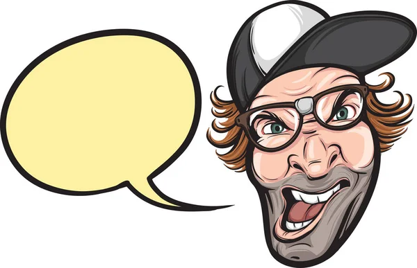 Geek face Vector Art Stock Images | Depositphotos