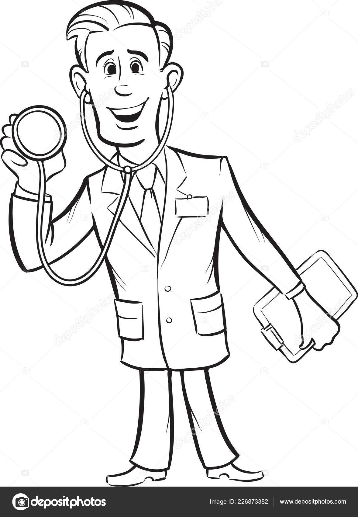 Stethoscope Doctor Drawing