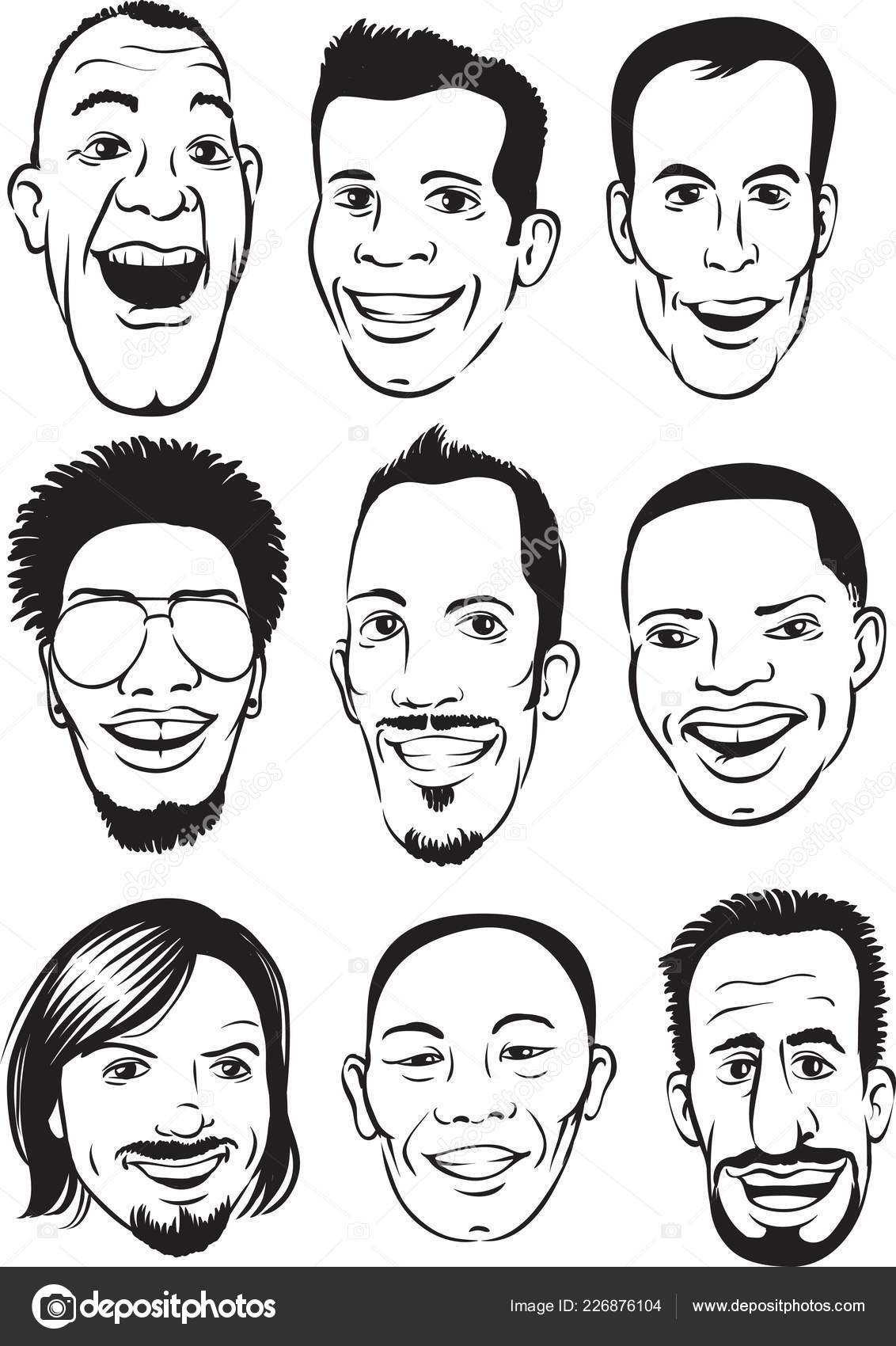 Happy Face Person Drawing