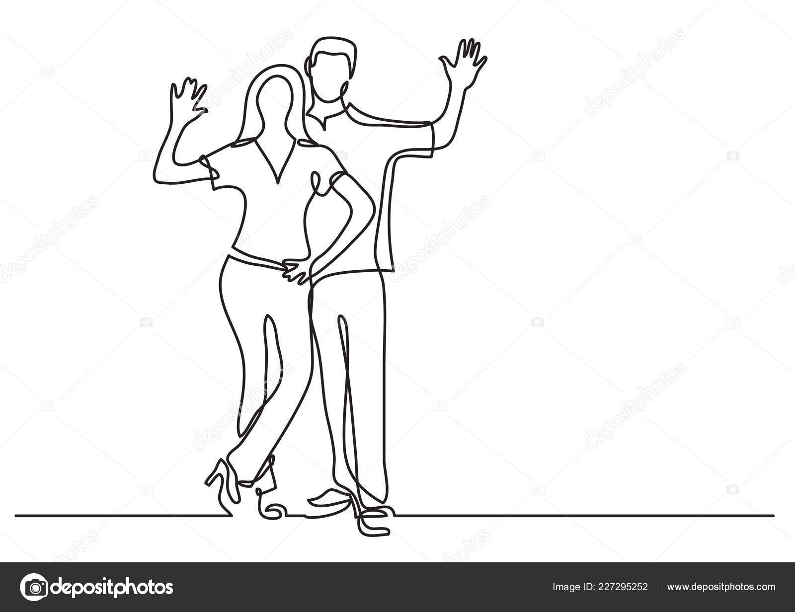 Two People Waving Hello