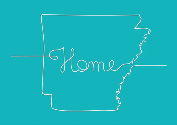 Continuous Line Drawing Alabama State Stock Vector by ©OneLineStock ...