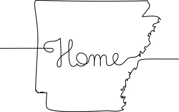 Continuous Line Drawing Alabama State Stock Vector by ©OneLineStock ...