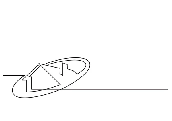 One Line Logo Design Abstract Geometrical Symbol Stock Vector Image by ...