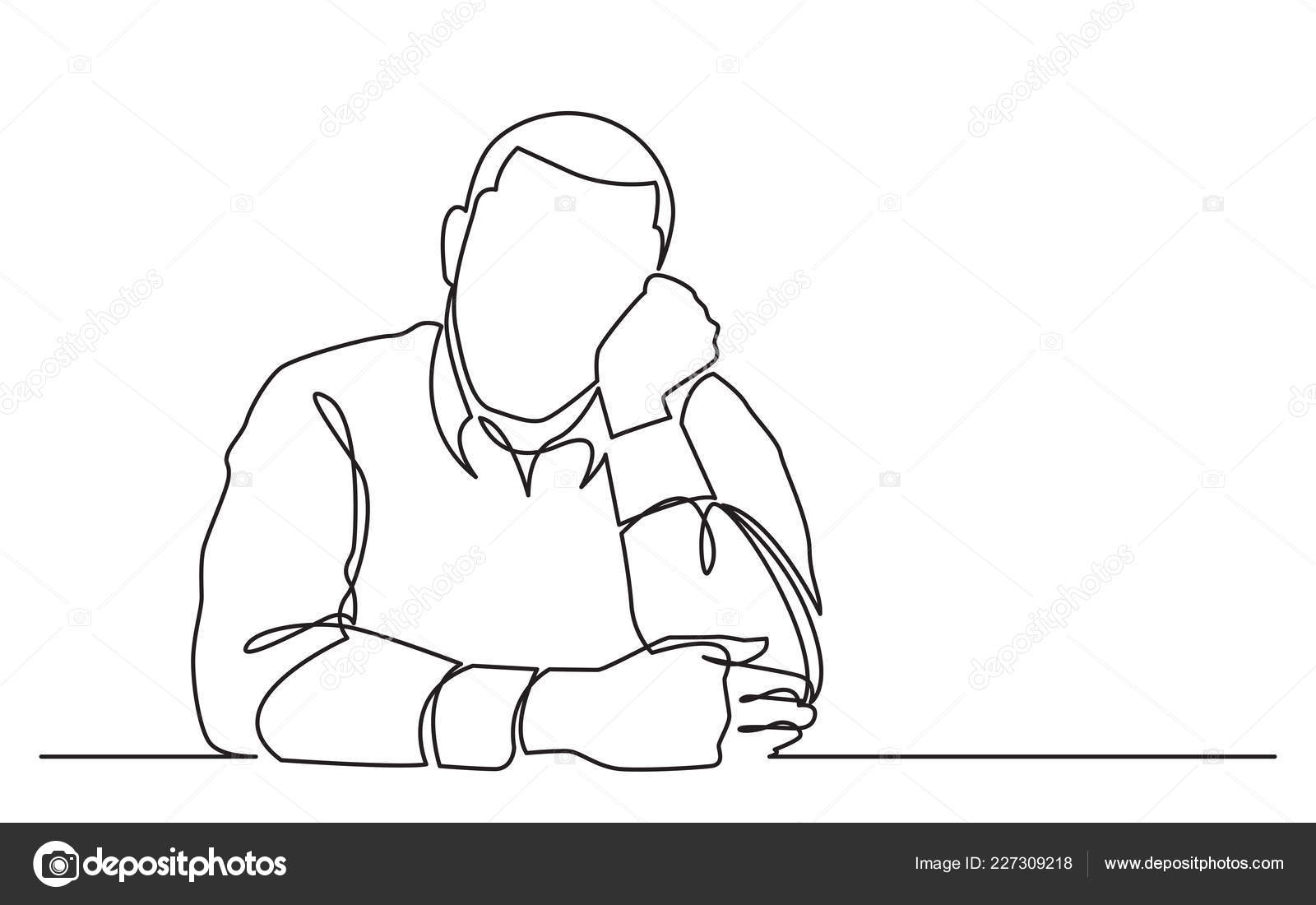 Person Dreaming Drawing