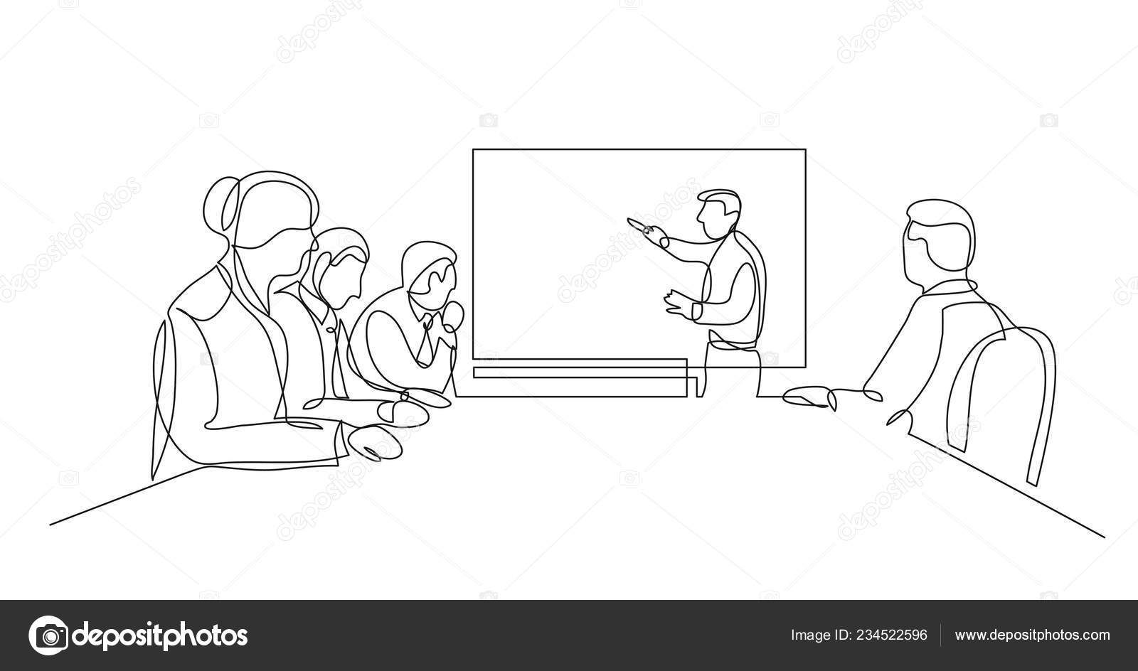 Meeting People Illustration