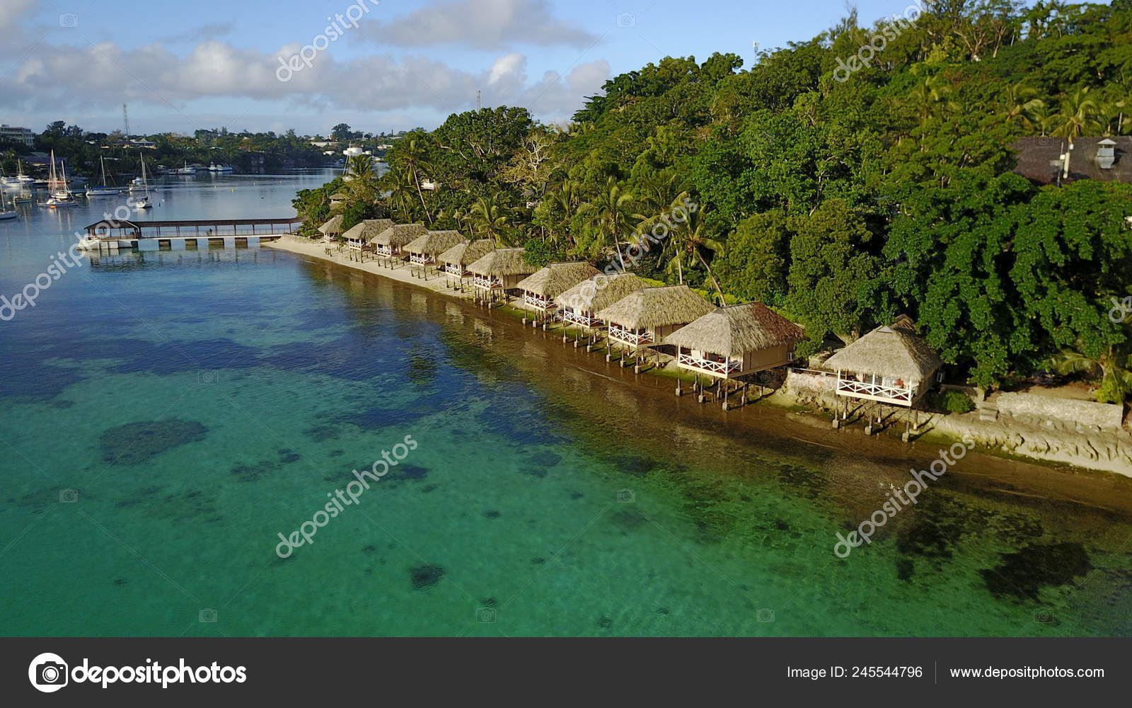 Efate Island Pacific Ocean Which Part Shefa Province Vanuatu Also Stock ...