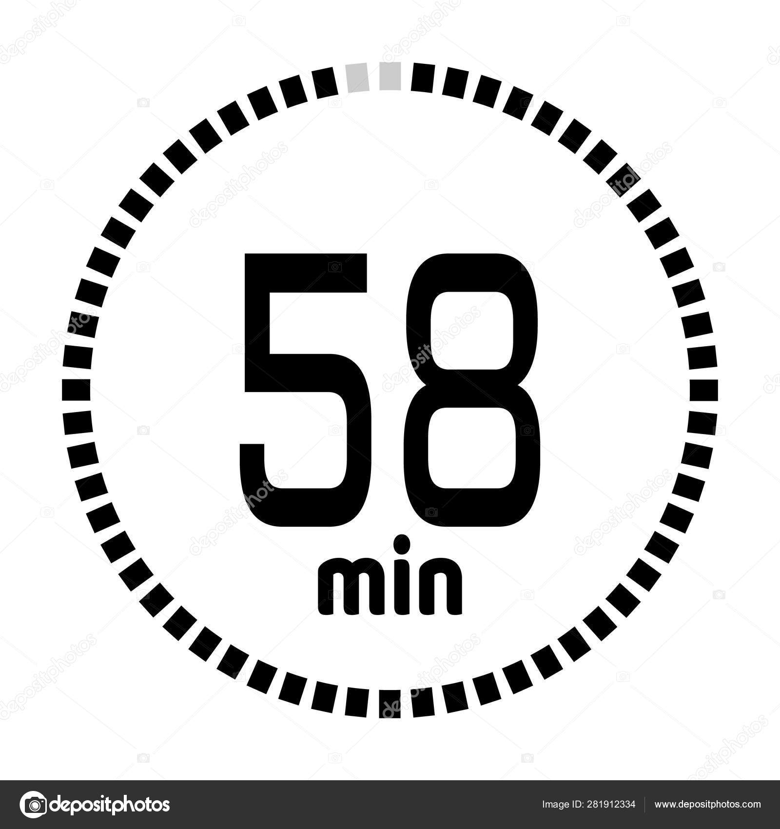 The minutes countdown timer Stock Vector Image by ©ellysonn #281912334