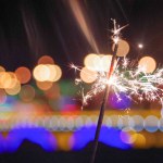 Firework Exploding Night Sky Background Stock Photo by ©YAYImages 260470592