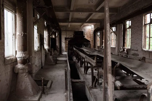 Dilapidated ramshackle kitchen in abandoned house Stock Photo by ...