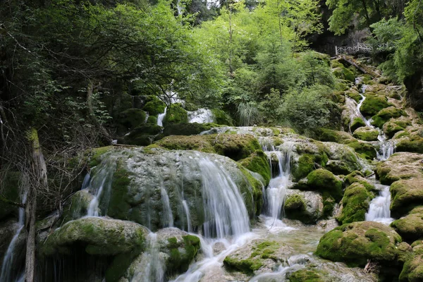 waterfall, nature and river flow concept - Stock Image - Everypixel