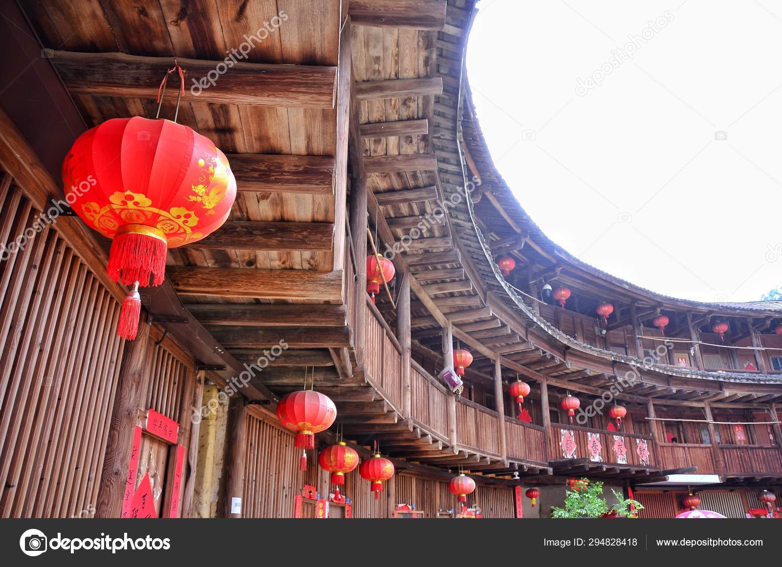 Chinese New Year Hall — Stock Photo © Imaginechina-Tuchong #294828418