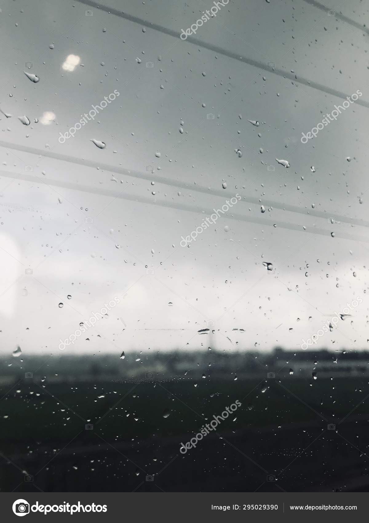 Rain Drops Glass Wet Window Rainy Weather — Stock Photo © Imaginechina ...