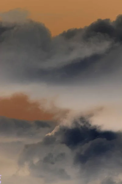 Mammoth Mastodon Clouds Sky Warm Tones — Stock Photo © J.Lopez1989 #361500622