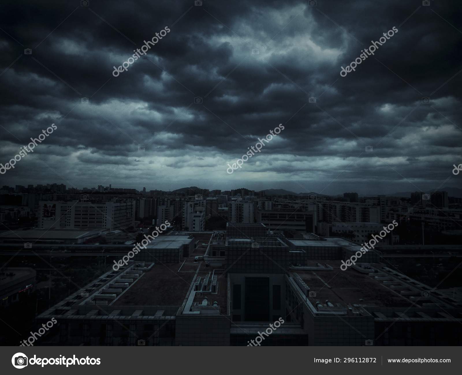 Night View City Most Polluted Buildings Evening – Stock Editorial Photo ...