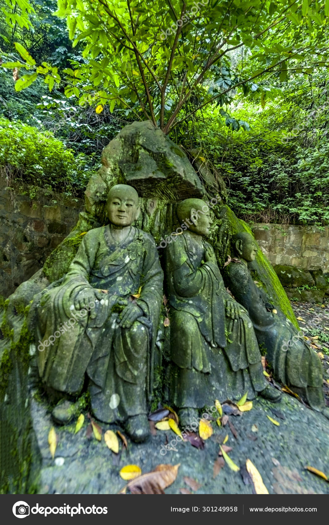 Hot Springs Temple Temple Located North Hot Springs Park Chongqing ...