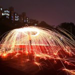 Firework Exploding Night Sky Background Stock Photo by ©YAYImages 260470592