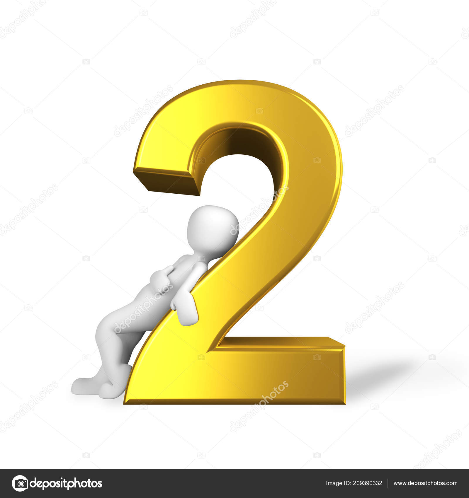 Number Two Stock Photo by ©3D-Agentur 209390332