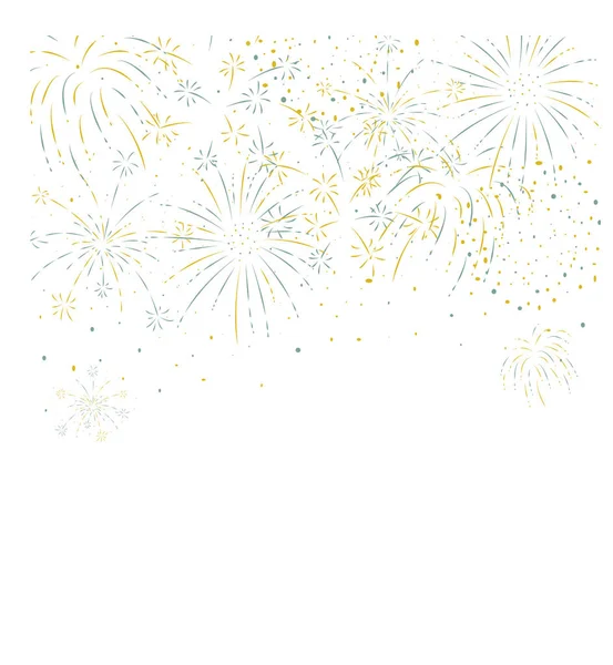Green Fireworks Clipart