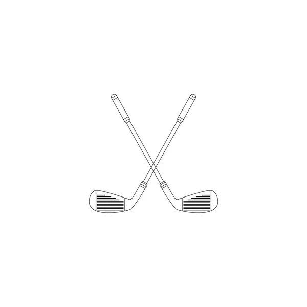 100,000 Crossed golf clubs Vector Images | Depositphotos