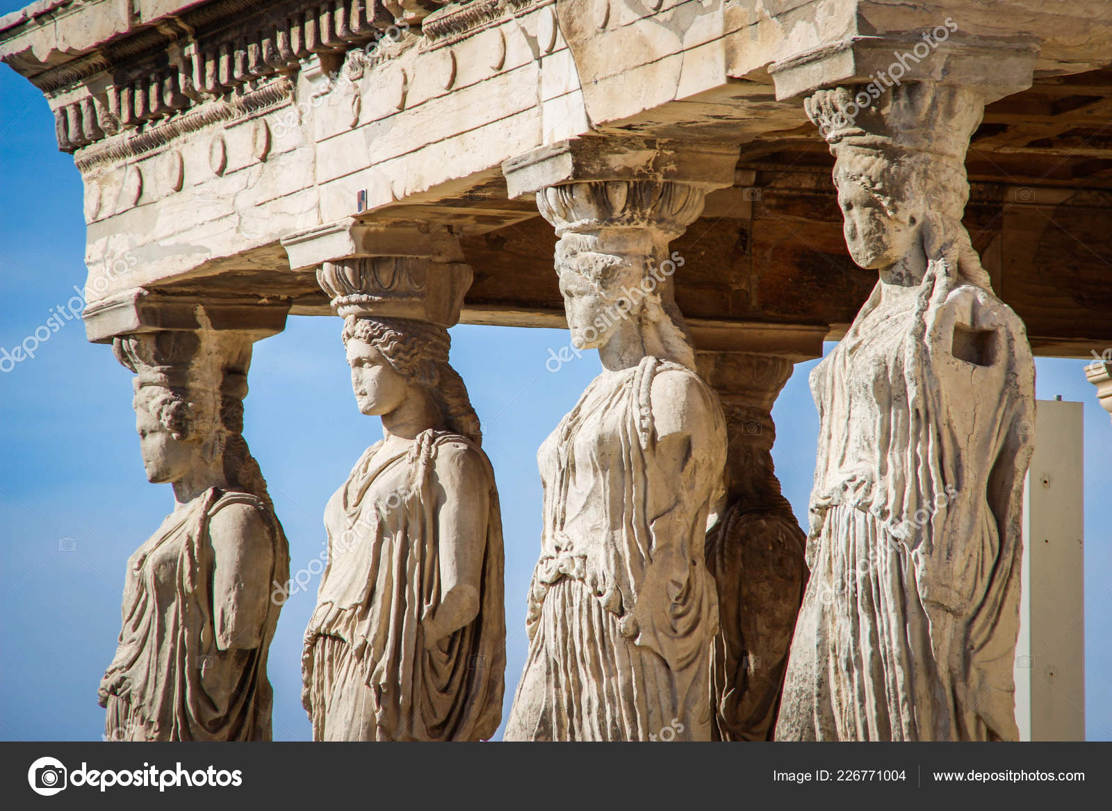 Sculptures Women Ancient Acropolis Athens Greece Stock Photo by ©Milva ... Sculptures Women Ancient Acropolis Athens Greece Stock Photo by ©Milva ...