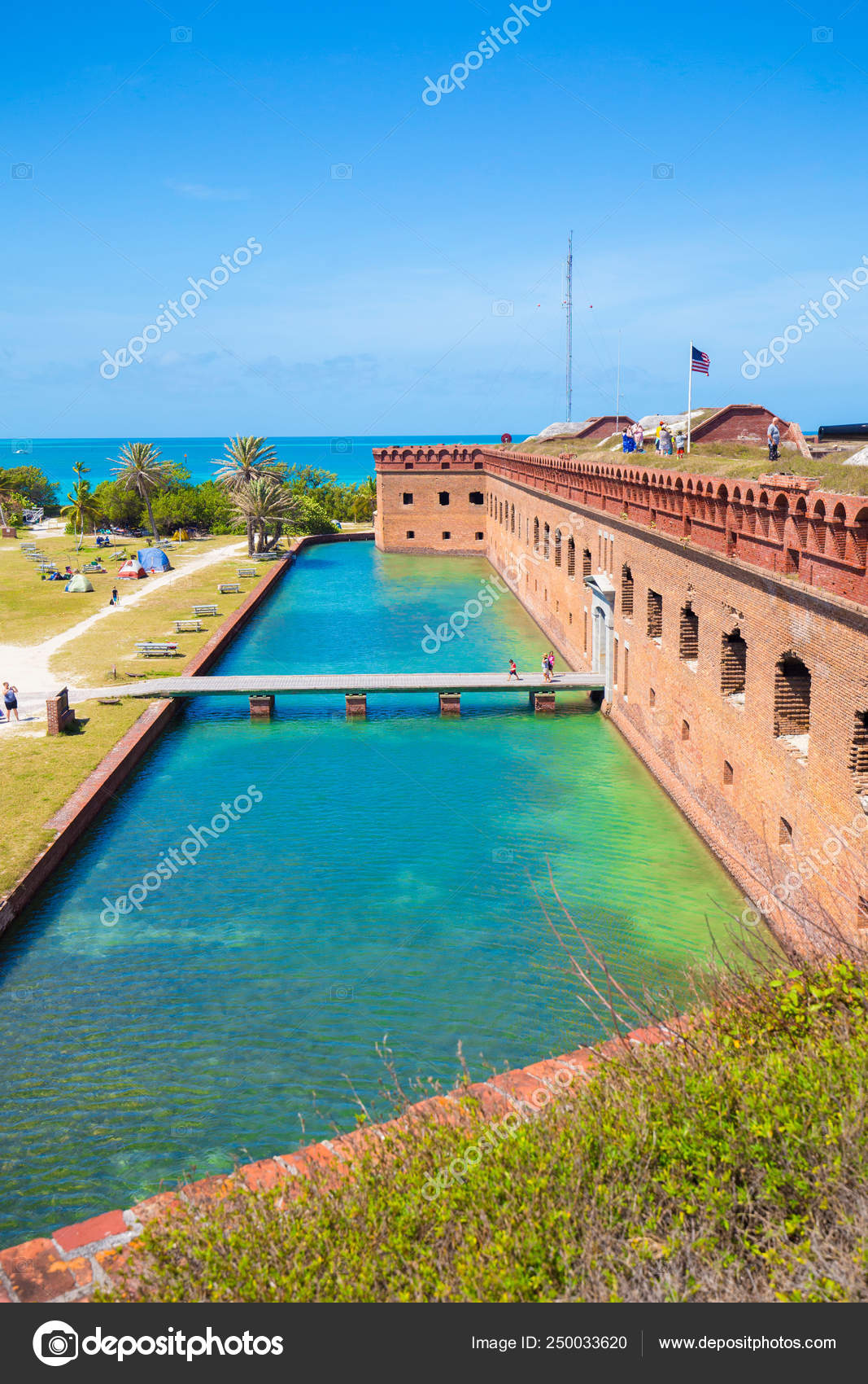 Guerra Civil Fort Jefferson Golfo México Dry Tortugas National Park ...