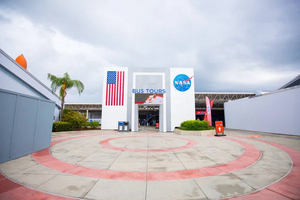 Nasa Sign Kennedy Space Center Cape Canaveral Florida Usa – Stock ...