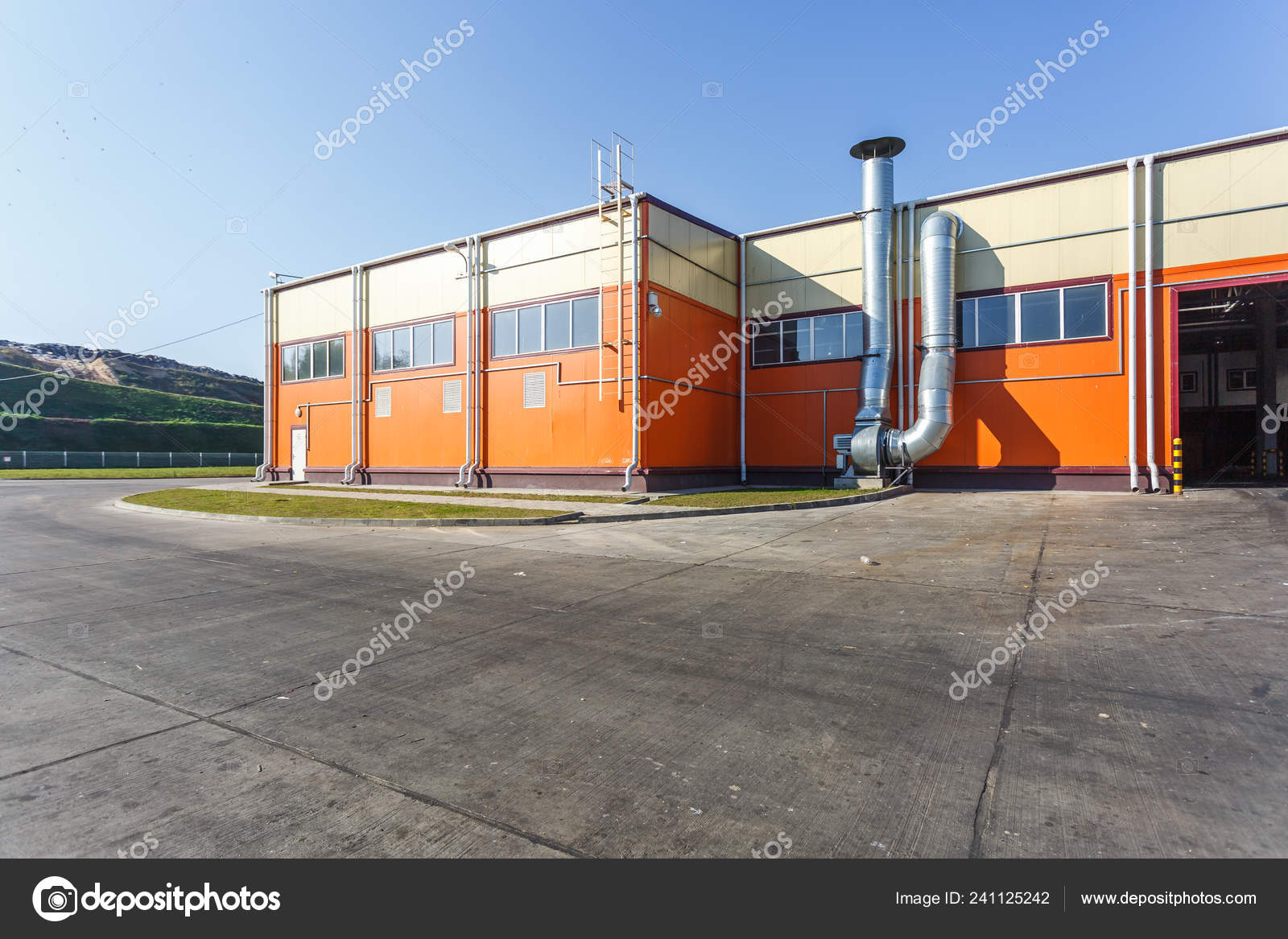 Manufacture Building Modern Waste Recycling Processing Plant Orange ...