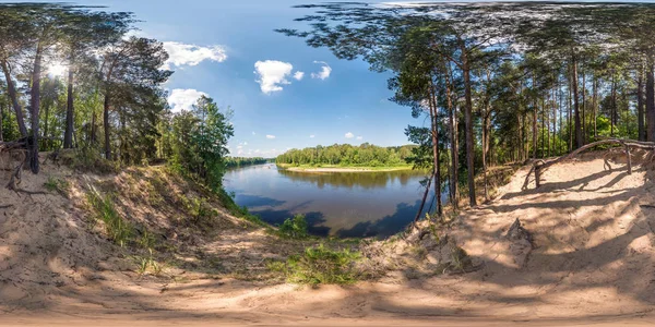 Full seamless spherical panorama 360 degrees angle view on the shore of ...