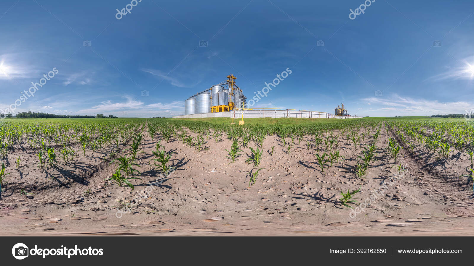 Full Seamless Spherical Hdri Panorama 360 Degrees Angle View Silver ...