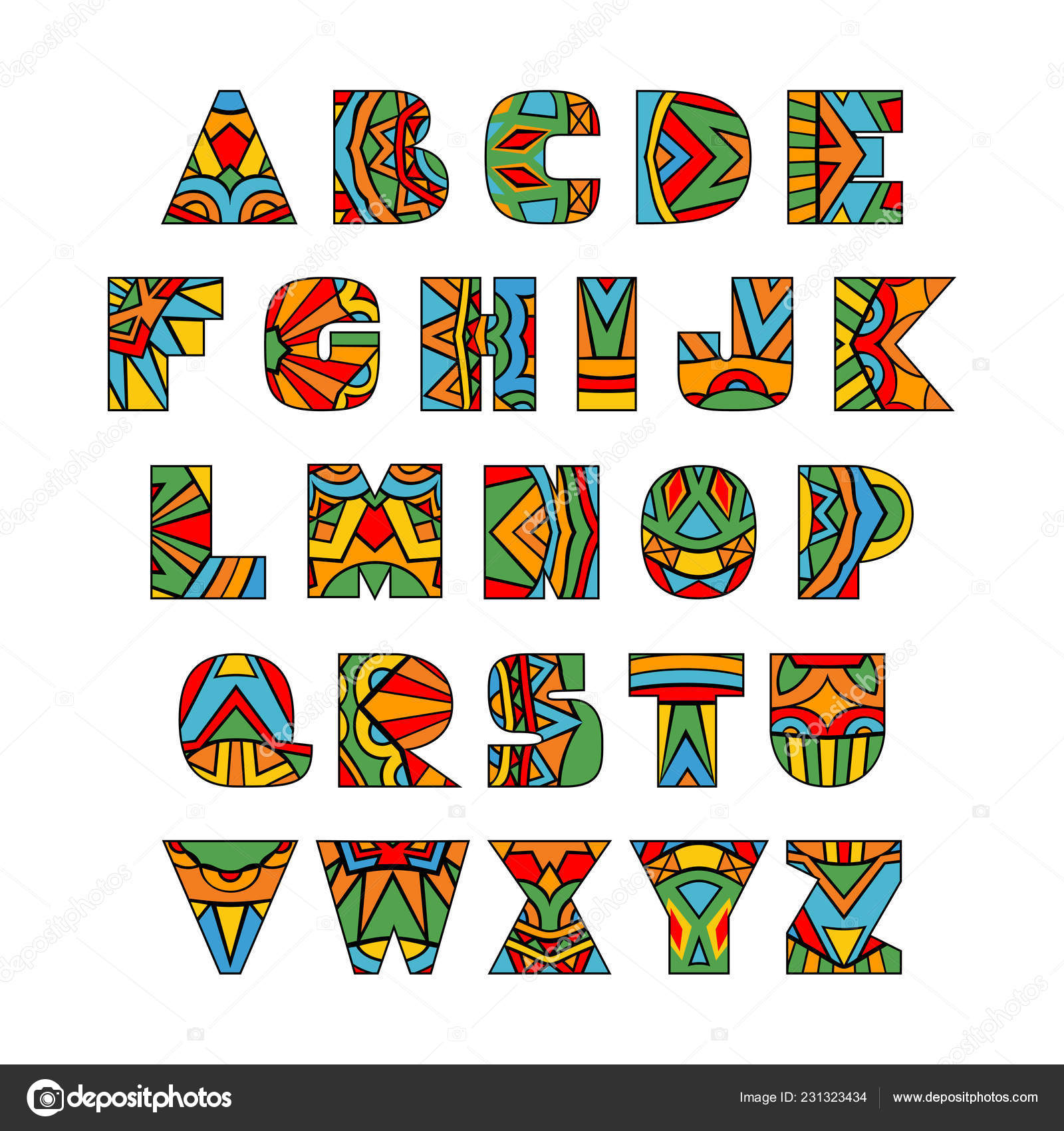 Aztec Alphabet