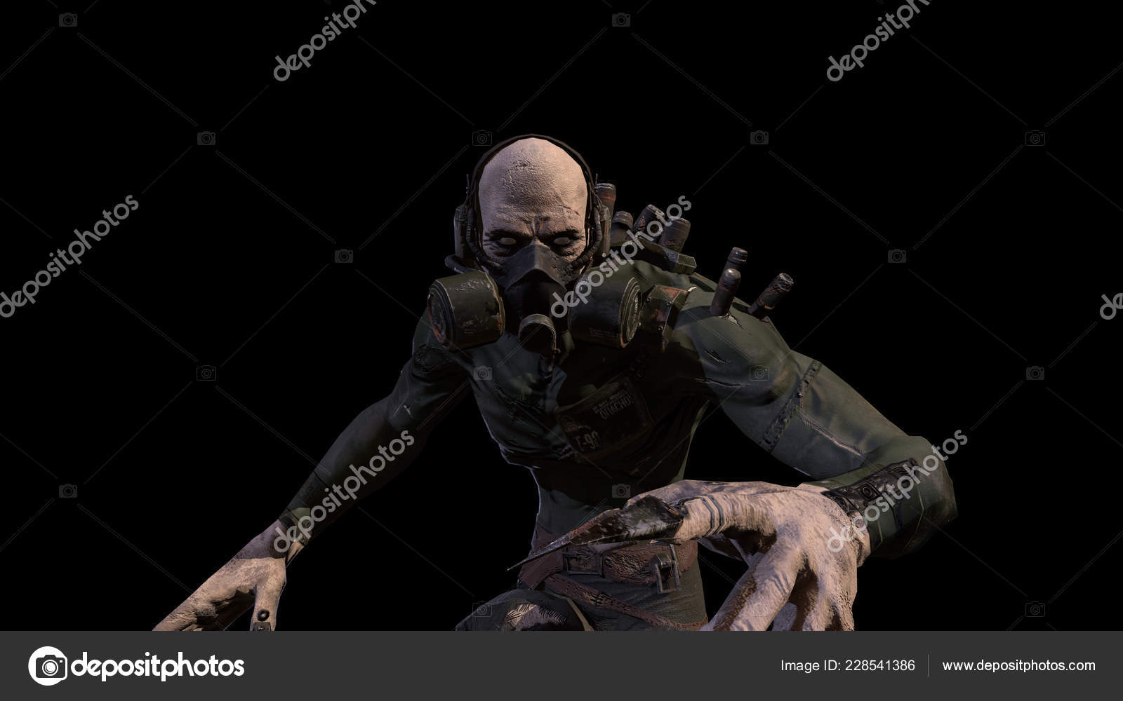 Nuclear post-apocalypse mutant — Stock Photo © andryuha19811 #228541386