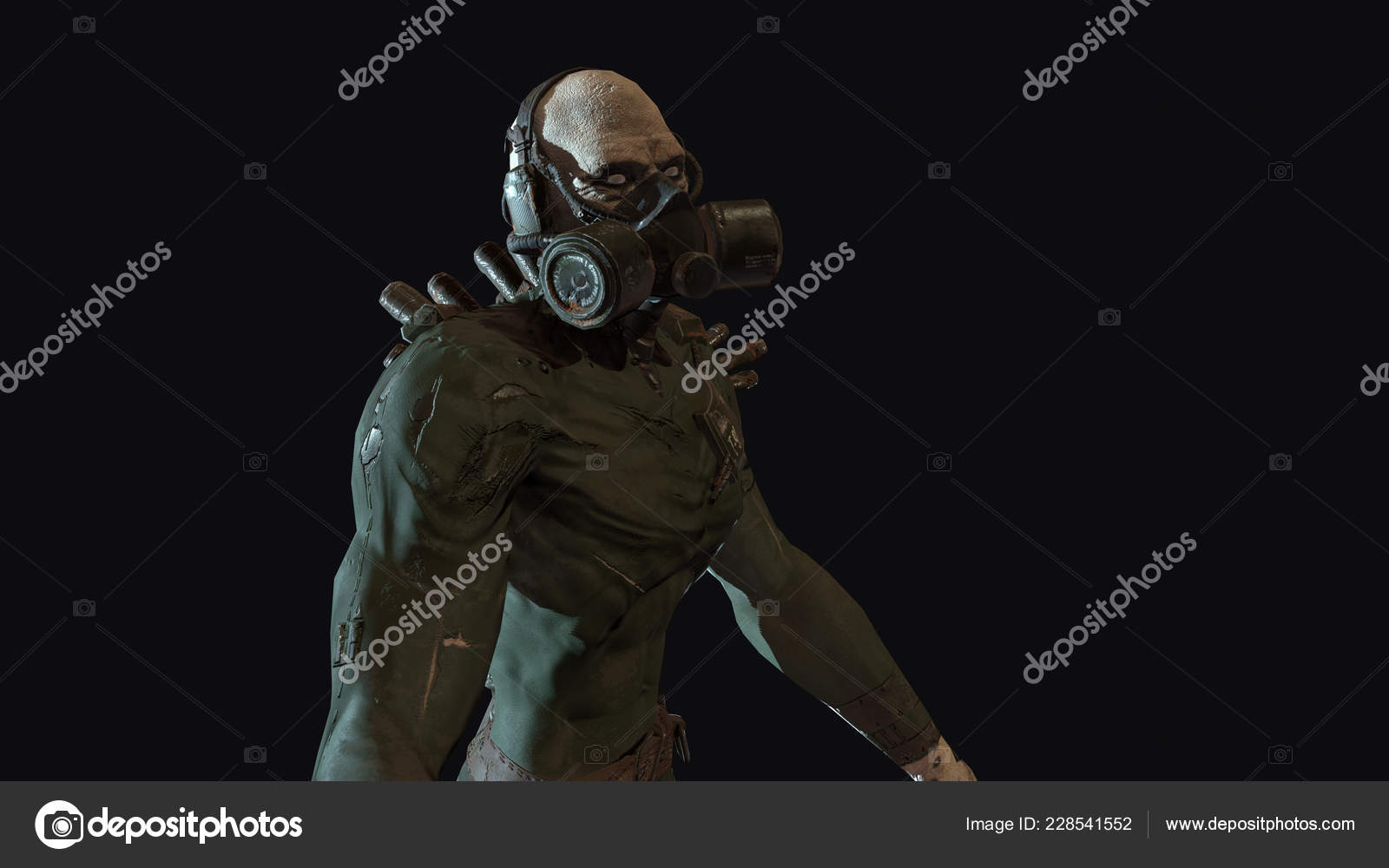 Nuclear post-apocalypse mutant — Stock Photo © andryuha19811 #228541552