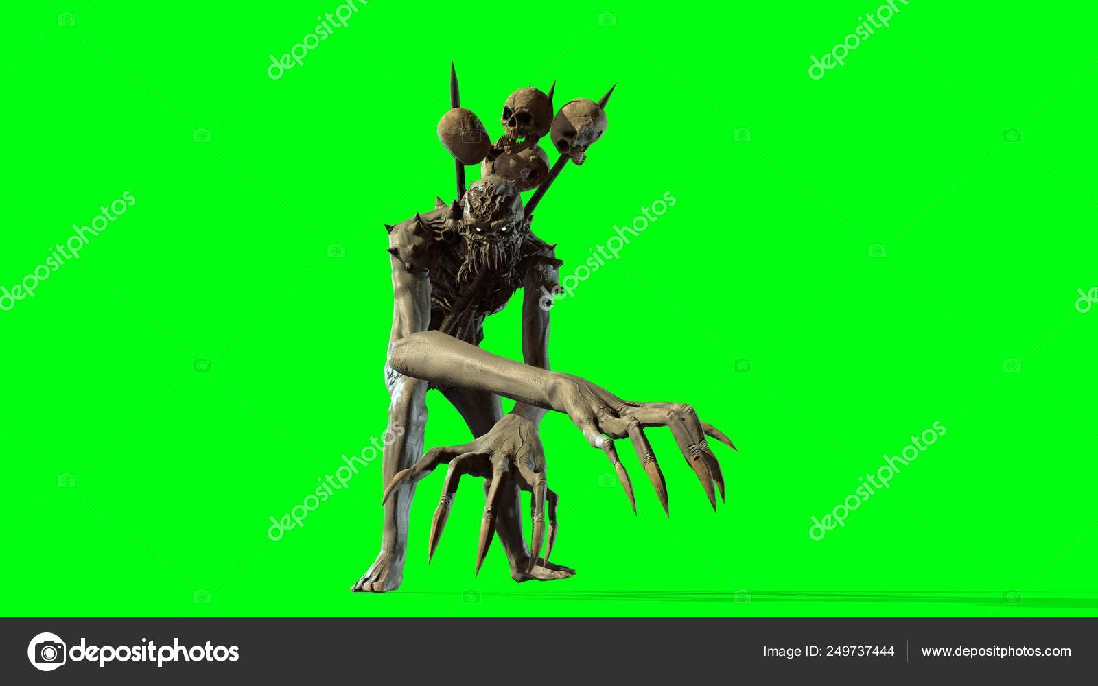 Nuclear post-apocalypse mutant 3d render — Stock Photo © andryuha19811 ...