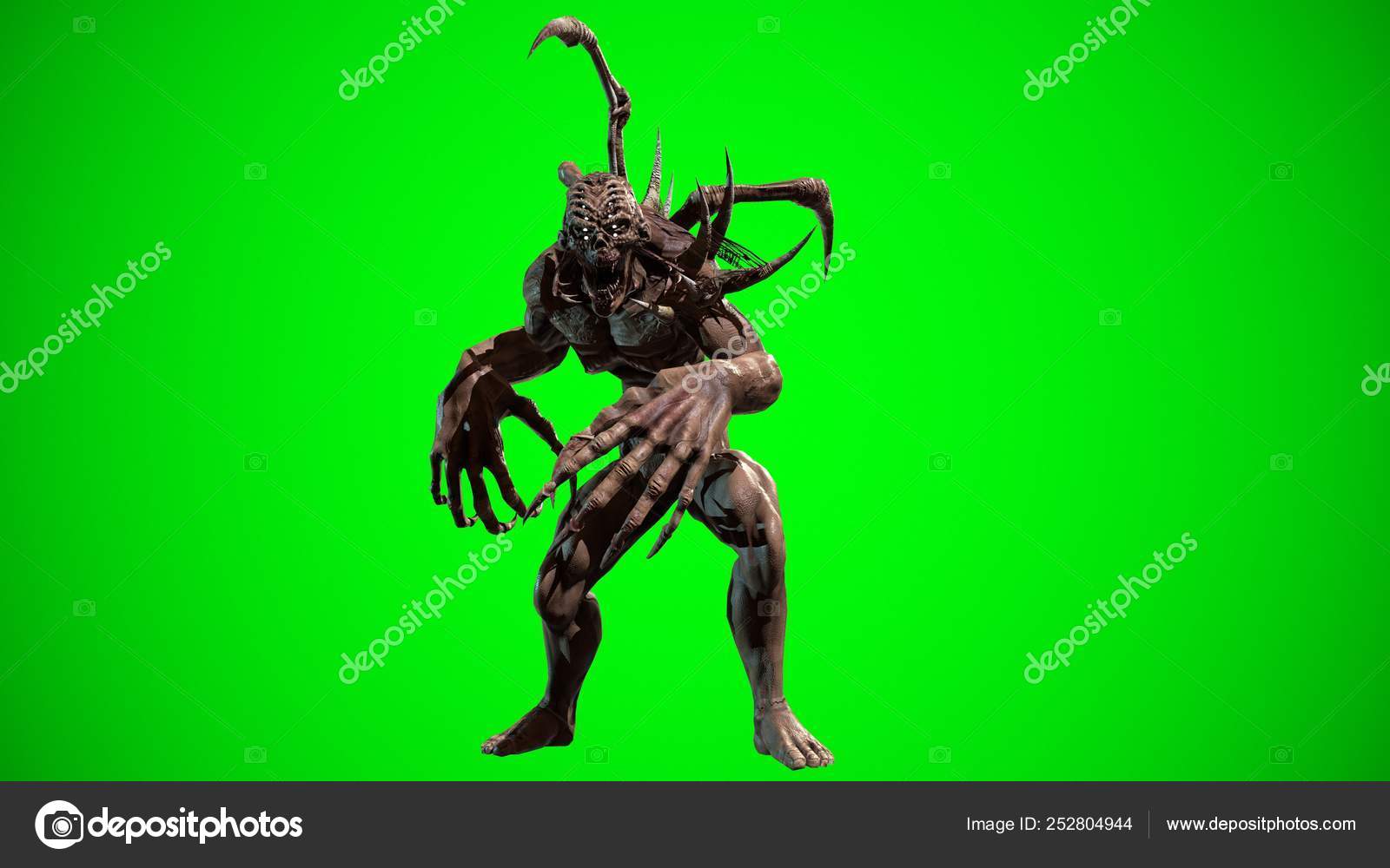 Nuclear post-apocalypse mutant 3d render — Stock Photo © andryuha19811 ...