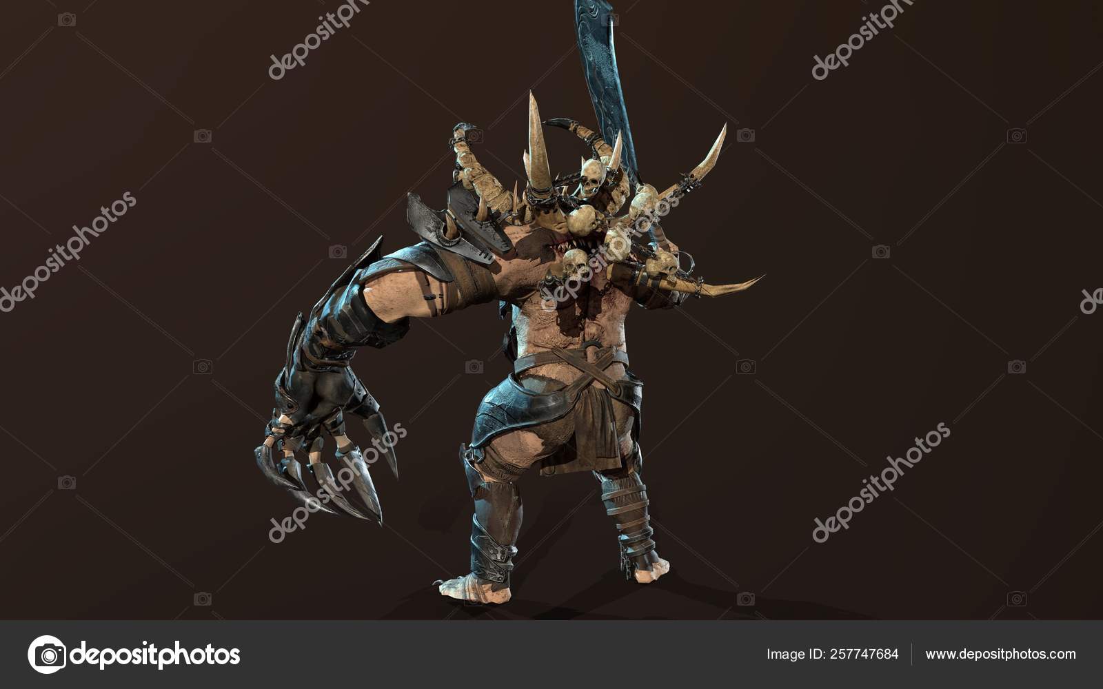 Demon 3d render — Stock Photo © andryuha19811 #257747684